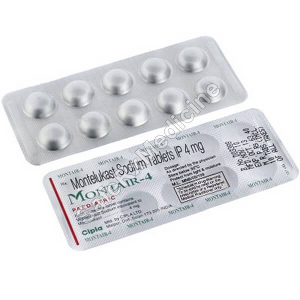 MONTAIR CHEWABLE 4MG (MONTELUKAST) - SafeRx Medicine